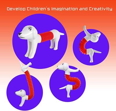 China Decompression ABS Material Dog Fidget Toys For Kids Soft Ring for sale