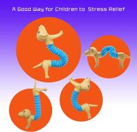 China Decompression ABS Material Dog Fidget Toys For Kids Soft Ring for sale