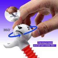 China Decompression ABS Material Dog Fidget Toys For Kids Soft Ring for sale