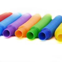 China ABS Pop Tube Fidget Toys 29mm 19mm Diameter Soft Ring Shape Changing for Kids for sale