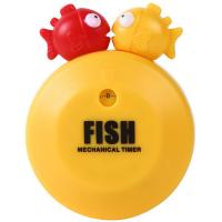 China Fish Magic ABS Kitchen Mechanical Timer 8.5x7cm No Battery Needed for sale