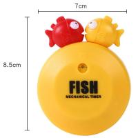 China Fish Magic ABS Kitchen Mechanical Timer 8.5x7cm No Battery Needed for sale