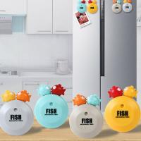 China Fish Magic ABS Kitchen Mechanical Timer 8.5x7cm No Battery Needed for sale