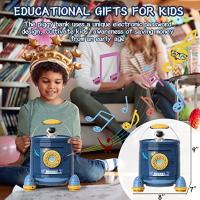China Kids ABS Rocket Piggy Bank 7x8x9 Inch Pink Blue Educational Coin Bank for sale