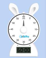 China Kids ABS Pink Blue Rabbit Shape Education Countdown Timer For Studying Kitchen Yogo for sale