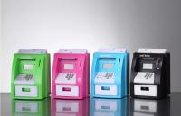 China Digital ATM Piggy Bank for Kids ABS PET Material Colorful 15.7x21.3cm 1000g for sale