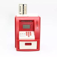 China Digital ATM Piggy Bank for Kids ABS PET Material Colorful 15.7x21.3cm 1000g for sale