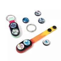 China ABS Silicone Pop Pocket Puck Finger Fidget Toy 19.5cm Multicolor for Kids Adults for sale