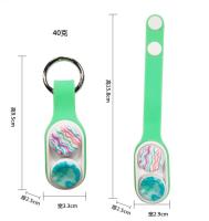 China ABS Silicone Pop Pocket Puck Finger Fidget Toy 19.5cm Multicolor for Kids Adults for sale