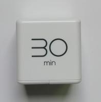 China ABS Plastic Cube Timer 7.5cm Digital Timer for Kitchen Skincare Exercise with Battery Powered for sale