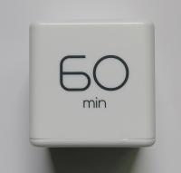 China ABS Plastic Cube Timer 7.5cm Digital Timer for Kitchen Skincare Exercise with Battery Powered for sale