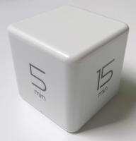China ABS Plastic Cube Timer 7.5cm Digital Timer for Kitchen Skincare Exercise with Battery Powered for sale