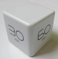 China ABS Plastic Cube Timer 7.5cm Digital Timer for Kitchen Skincare Exercise with Battery Powered for sale