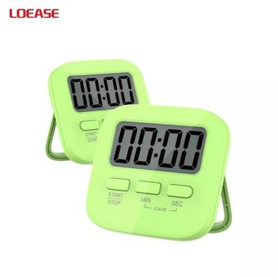 China Large LCD Digital Kitchen Timer Clock 99 Min 59 Sec Countdown Magnetic Display for sale