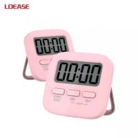 China Large LCD Digital Kitchen Timer Clock 99 Min 59 Sec Countdown Magnetic Display for sale