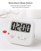 China Large LCD Digital Kitchen Timer Clock 99 Min 59 Sec Countdown Magnetic Display for sale