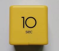 China Digital Kitchen Timer Cube Count Up Down Timer ABS Material Yellow 60 Minute for sale