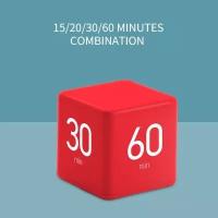 China Digital Cube Timer 60 Minute Count Down Clock Combination Timer for Kitchen for sale
