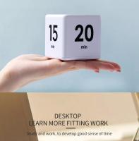 China Digital Cube Timer 60 Minute Count Down Clock Combination Timer for Kitchen for sale
