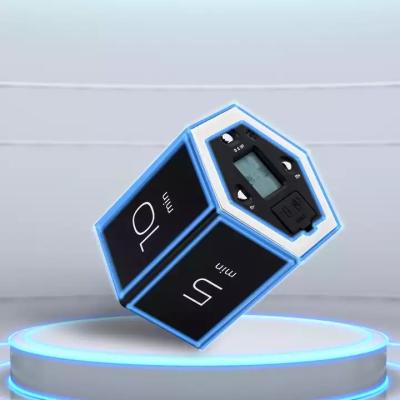 China Multi Function Digital Countdown Timer 99 Minutes Plastic Cube Timer for Study Kitchen for sale