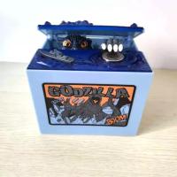 China Godzilla Monster Dinosaur Moving Musical Electronic Coin Piggy Bank 35x25x10cm ABS for sale