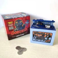 China Godzilla Monster Dinosaur Moving Musical Electronic Coin Piggy Bank 35x25x10cm ABS for sale
