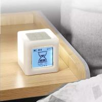 China 90min White Led Light Adult Digital Kitchen Timer , ABS Electronic Shower Timer for sale