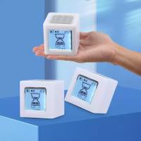 China 90min White Led Light Adult Digital Kitchen Timer , ABS Electronic Shower Timer for sale