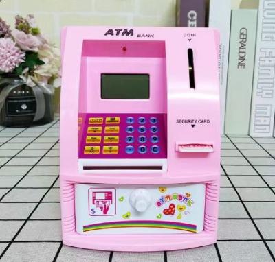 China ABS Plastic Digital Counting Coin Safe for Kids with Automatic Coin Recognition 13x13x19cm for sale