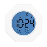 China 8 Sides Count Up Down Timer Digital Counting ABS LCD Face USB Rechargeable 60mm for sale