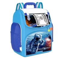 China Kids ABS Plastic Smart Bag Piggy Bank 19x10x23.5cm Blue Pink Green for sale
