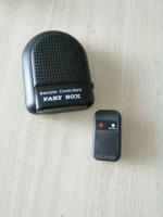 China ABS Black Fart Machine with Remote Control 12x9x4cm Battery Powered Funny Prank Toy for sale
