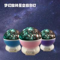 China 13x13x14cm Starry LED Projector Night Light With 360 Rotation for sale
