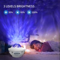 China 13x15cm Starry Ocean Wave Star Projector CE ROHS certificate for sale