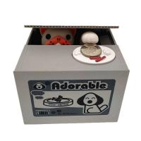 China OEM Kitty Money Piggy Bank 12x13x18cm CE ROHS Certified Interactive Coin Bank for sale
