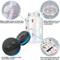 China 21.8cm Digital Coin Piggy Bank for sale