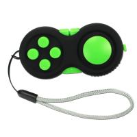 China Plastic ABS Finger Fidget Toy Pad With Smooth Rubber Surface for sale