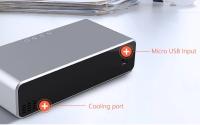 China Qi Standard ABS Portable Wireless Mobile Charger 10W with Alarm Clock for sale