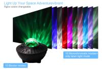 China 5V LED Projector Night Light , CE 600g Galaxy Star Light Projector for sale