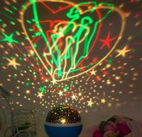 China LED Projector Night Light 130x145mm Purple 600g for Children Sleep Rotating Starry Sky for sale
