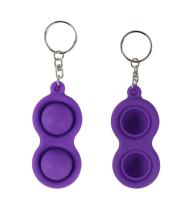 China silicone pendant Bubble Wrap Keychain Fidget Multi stress relief for sale