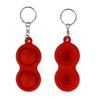 China silicone pendant Bubble Wrap Keychain Fidget Multi stress relief for sale