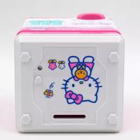 China Automatic Roll ABS Money Piggy Bank 500g 19x13.5x13cm Password Safe for Children for sale