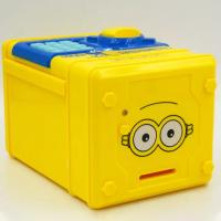 China Cartoon Electronic Piggy Bank ATM Safe 500g Capacity Children Money Saving Box with Password for sale