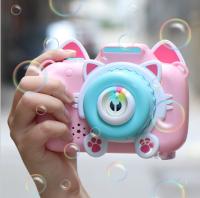 China Kingda Age 3 Water Sprinkler Toys ABS 50ml Bubble Blowing Machine with Music Light for sale