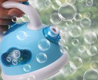 China Kingda Blue Kettle Bubble Toys For Kids with Light and Sound CE Certification for sale