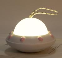 China 4 LED Beads UFO Night Light 2W 1250mAh Battery Warm White light for sale