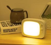 China 1250mAh Bluetooth Tabletop Night Light Lamp 4W Music Desk Lamp with Touch Dimming for sale