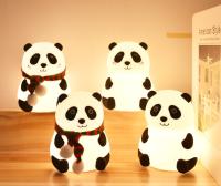 China Silicone Panda Led Table Night Light energy saving CE ROHS certificate for sale