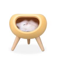 China 1200mAh Rechargeable LED Night Light with Stepless Dimming Cute Cat Design 145x138x136mm for sale